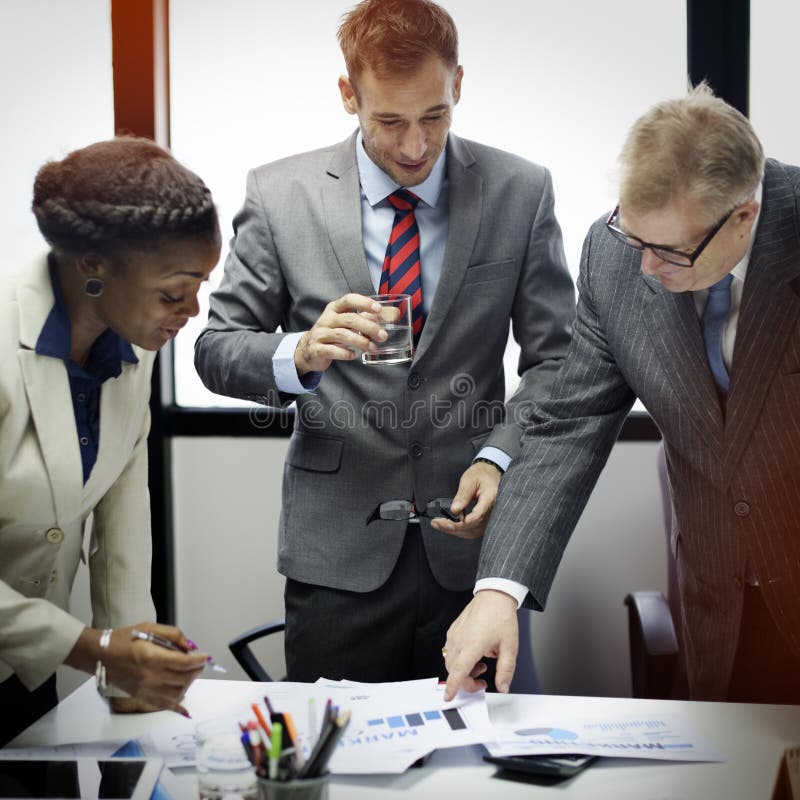 Business Team Corporate Organization Meeting Concept Stock Image ...