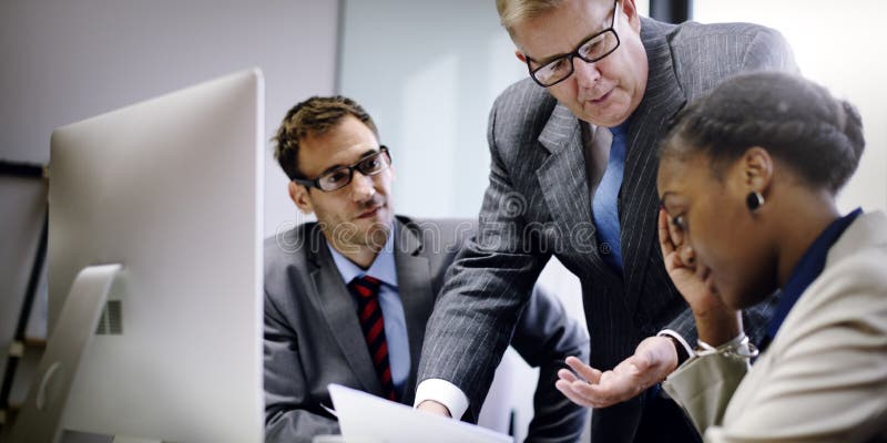 Business Team Corporate Organization Meeting Concept Stock Image ...