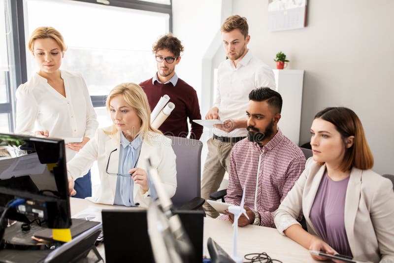 Business Team Developing Renewable Energy Project Stock Photos - Free ...