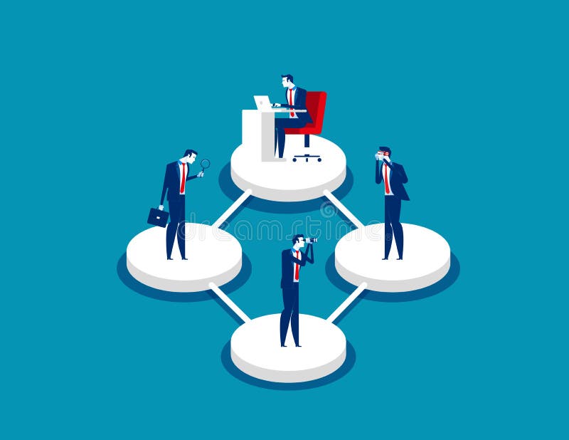 Business Team and Different Styles Professions. Concept Business Vector ...