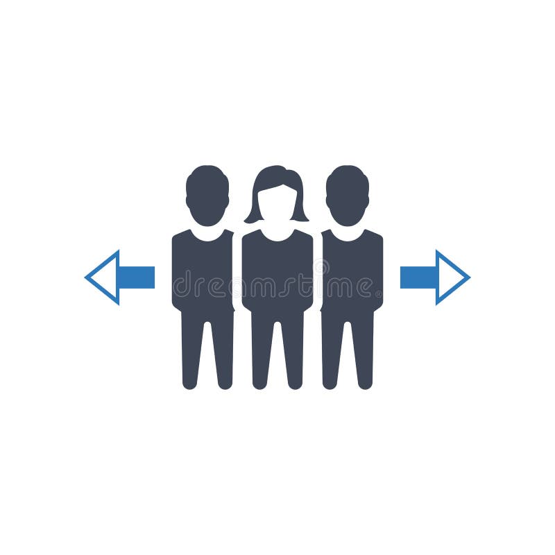 Business Team Direction Icon Stock Vector - Illustration of symbol ...