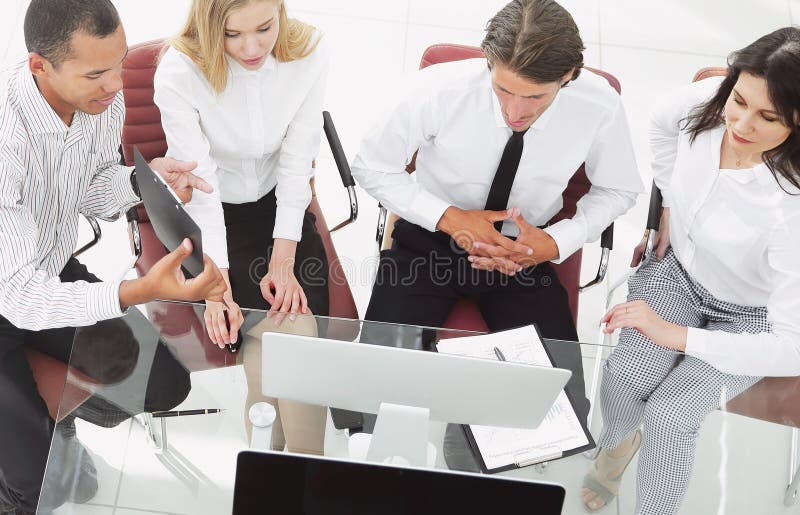 Business Team Discussing a Business Document.the Business Concept Stock ...