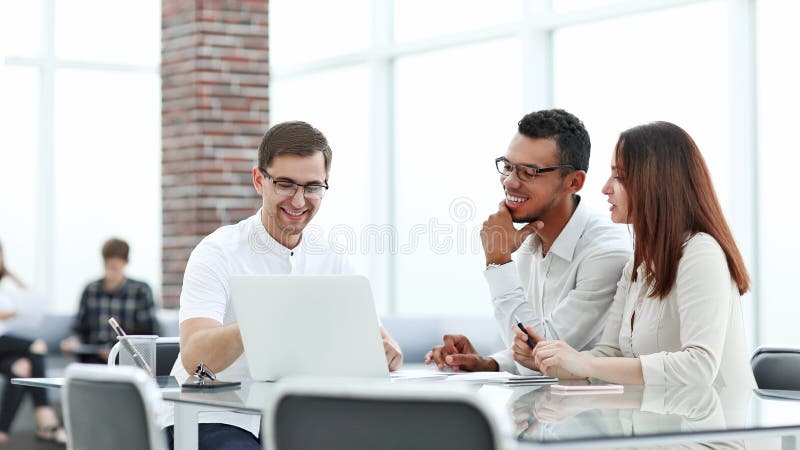 Business Team Discussing Ideas for a New Project Stock Image - Image of ...