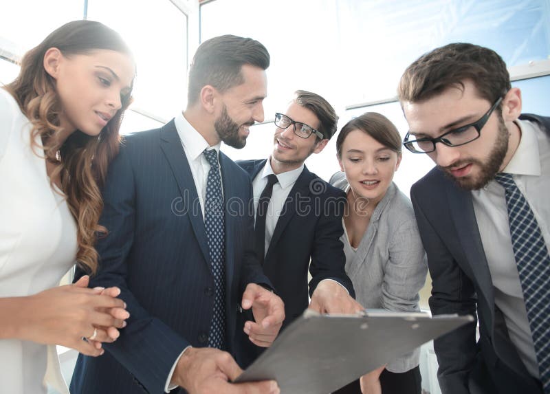 Business Team is Discussing a New Business Plan Stock Photo - Image of ...