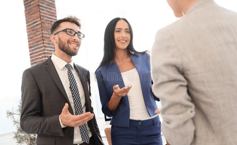 Business Team Discussing Together Business Plans Stock Image - Image of ...