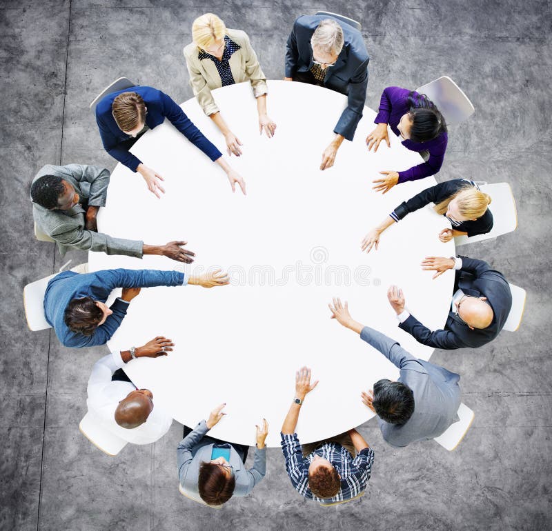 Business Team Discussion Meeting Analysing Concept Stock Photo - Image ...