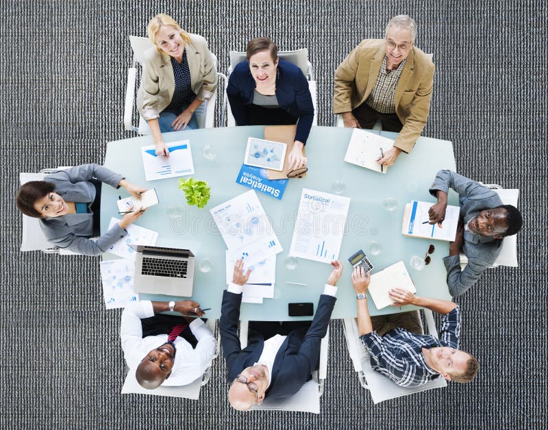 Business Team Discussion Meeting Analysing Concept Stock Image - Image ...