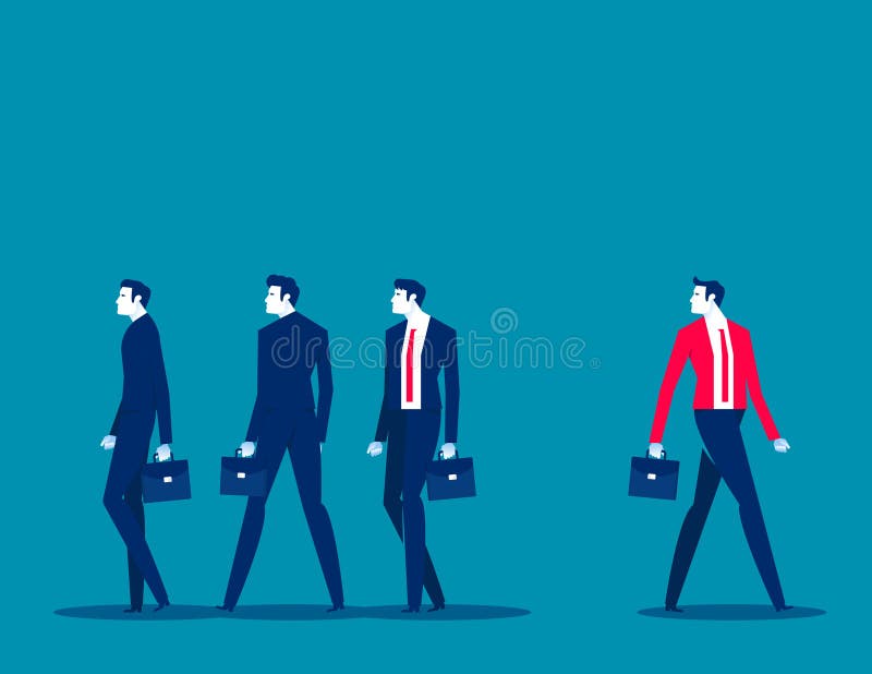 Direction Opposite People Walking Stock Illustrations – 44 Direction ...