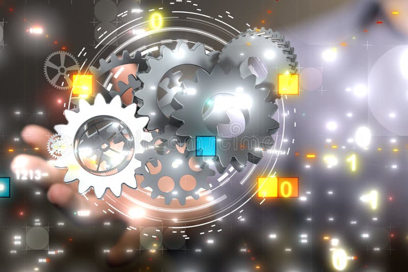 A Business Team Gear To Success Concept Stock Image - Image of ...