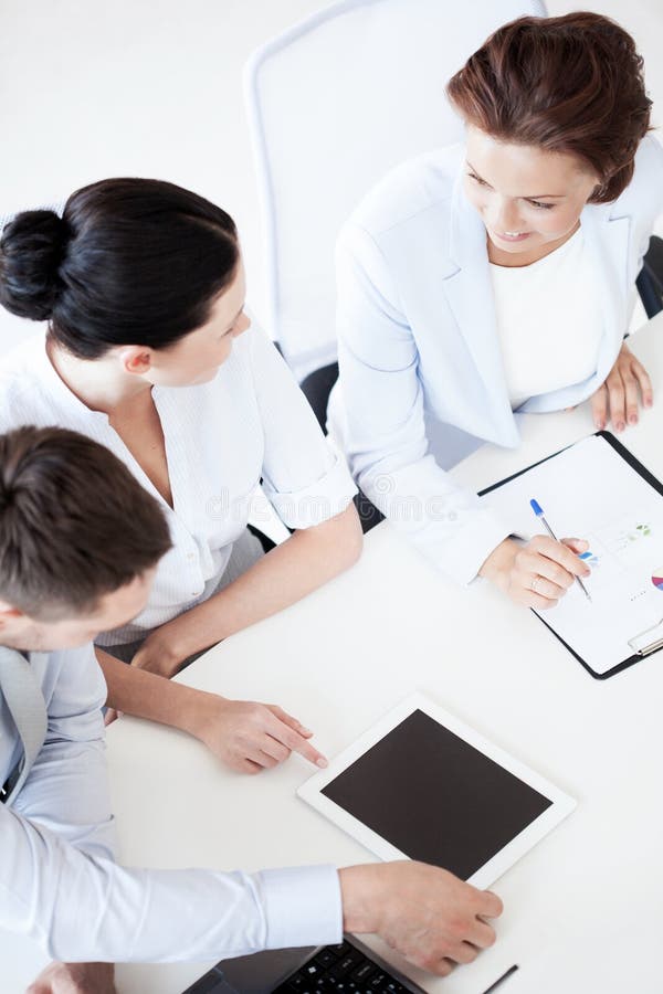 Business Team Having Discussion in Office Stock Photo - Image of ...