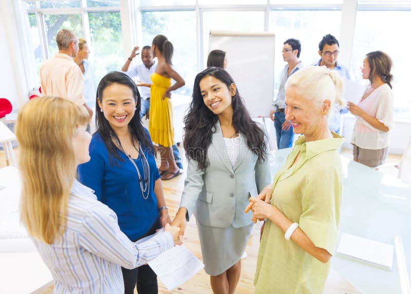 Business Team Having a Group Discussion Stock Photo - Image of ...