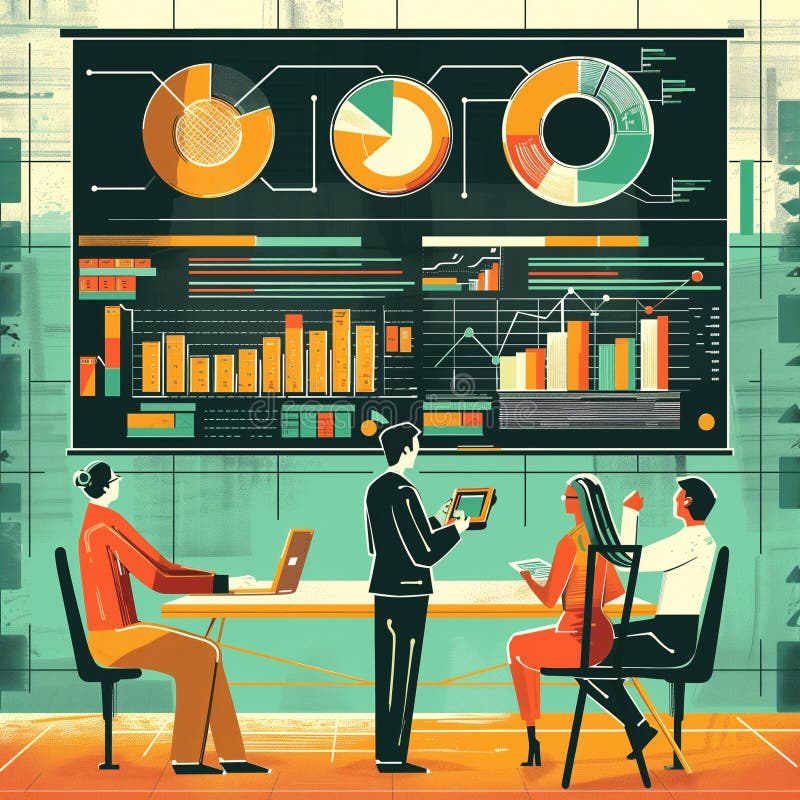 Business Team is Having a Meeting in a Modern Boardroom Stock ...