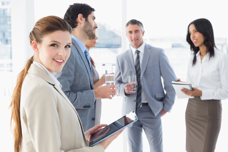 Business Team Having Some Drinks Stock Photo - Image of middle, front ...