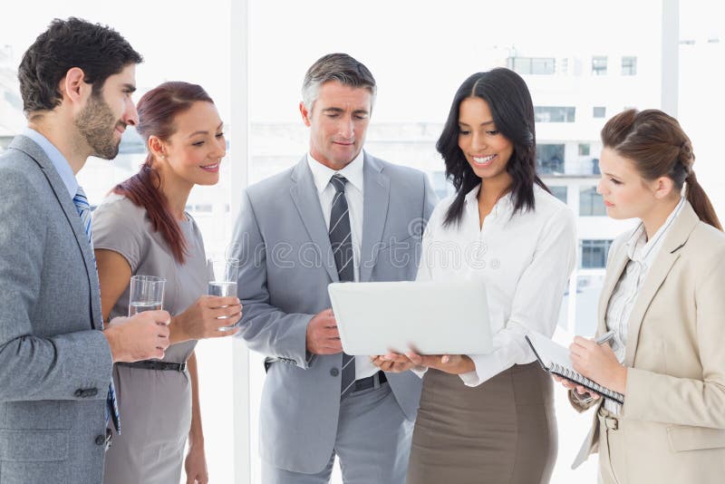 Business Team Having Some Drinks Stock Image - Image of staff, middle ...