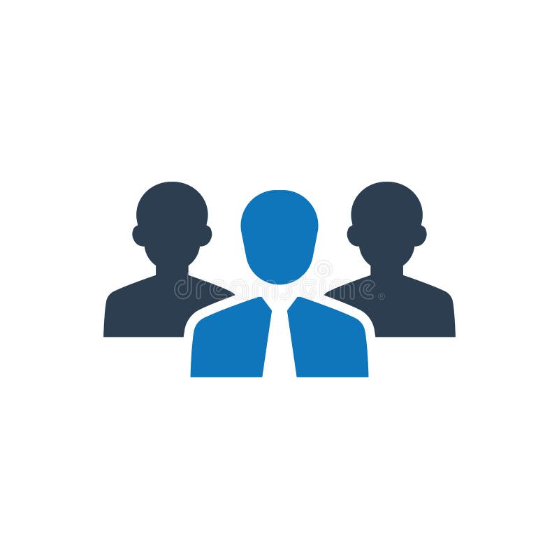 Business team icon stock vector. Illustration of sign - 128915521
