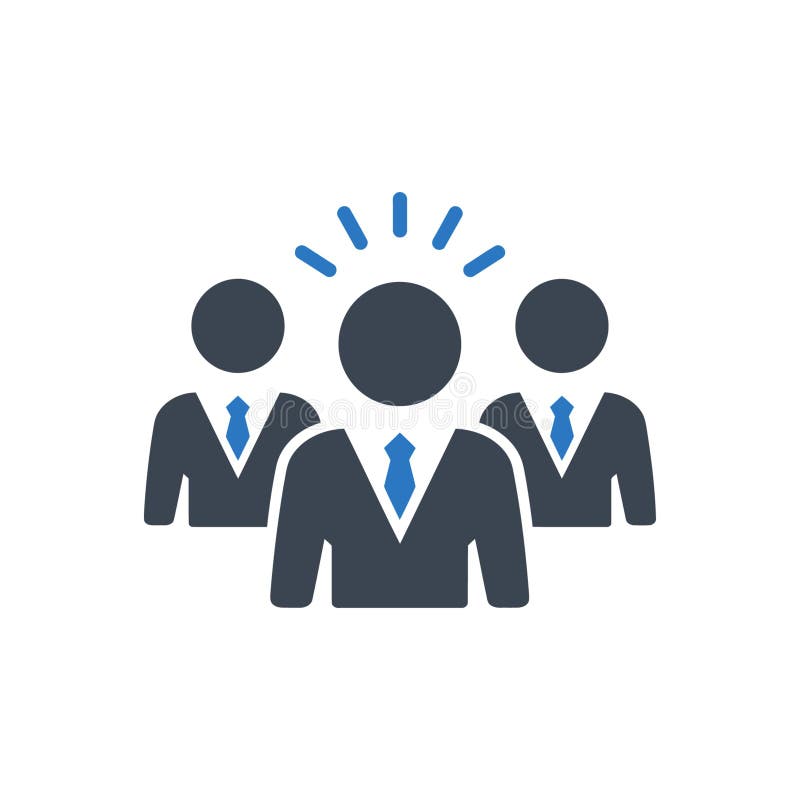 Business Team Icon stock vector. Illustration of sign - 361529131