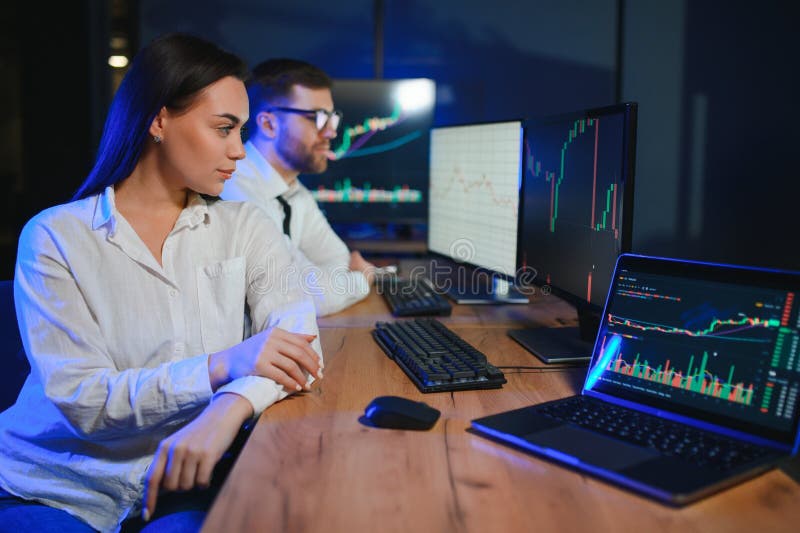 Business Team Investment Working with Computer, Planning and Analyzing ... Business Team Investment Working with Computer, Planning and Analyzing ...