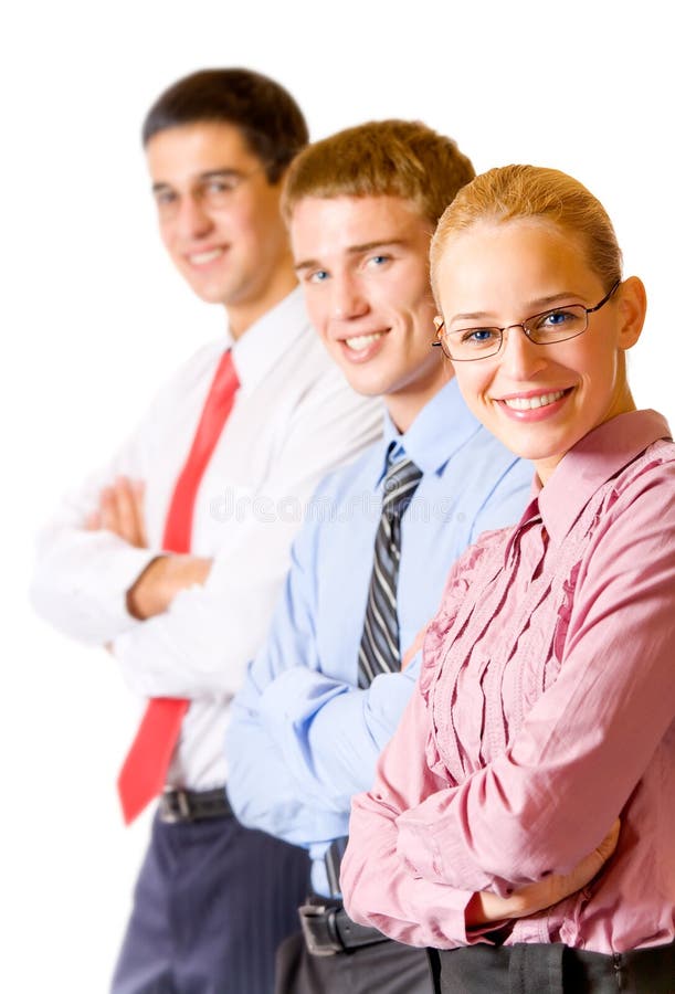 Business team, isolated stock image. Image of isolated - 4083893