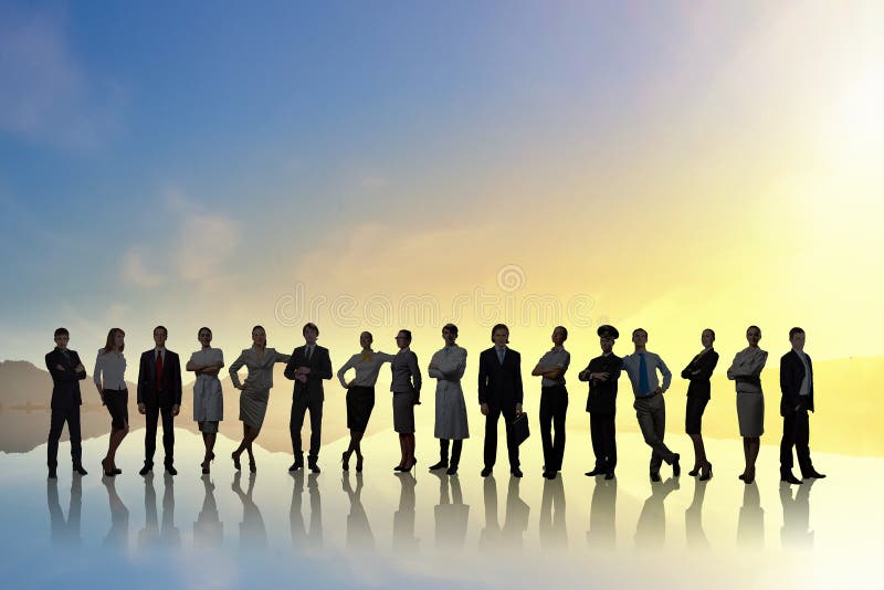 Business team stock image. Image of outdoor, team, standing - 49851353