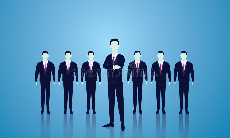 Business Team Leader Concept Stock Vector - Illustration of forward ...