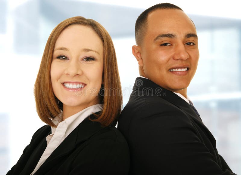 Business Team Lean on Each Other Stock Image - Image of expression ...