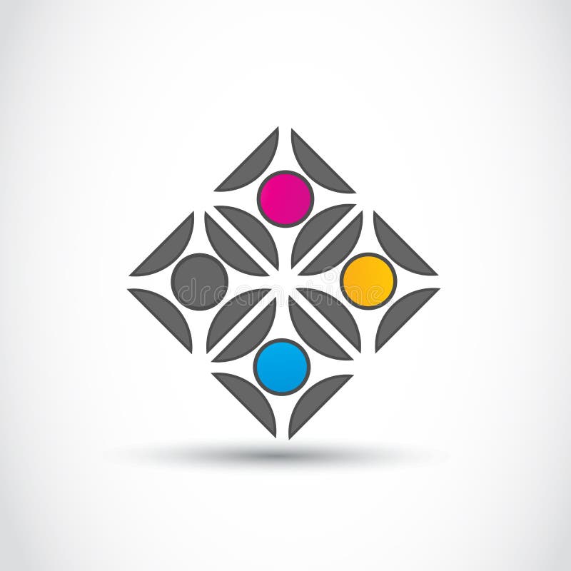 Business team logo stock vector. Illustration of colorful - 34110054