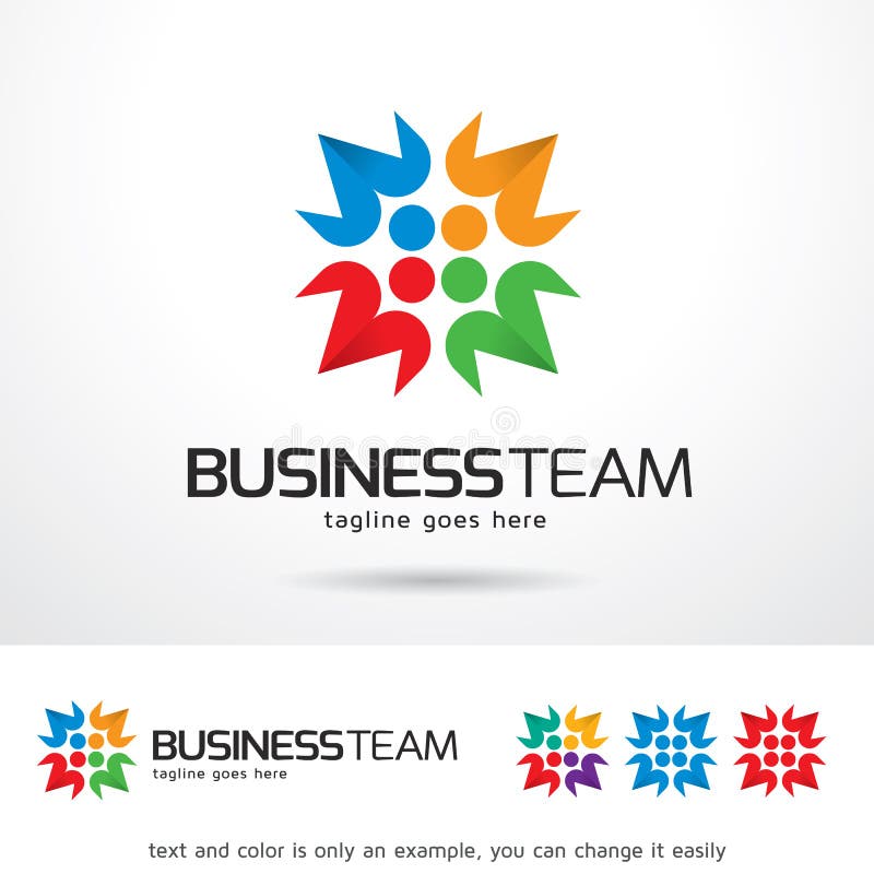 Vector Logo Design for Your Business. Team Work. Stock Vector ...
