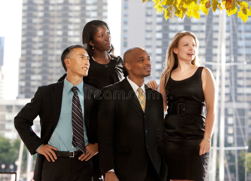 Business Team Looking To the Side Stock Image - Image of america ...