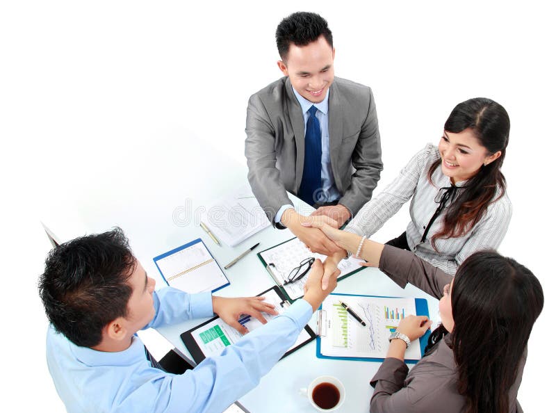 Business Team Making a Deal Stock Photo - Image of deal, partnership ...