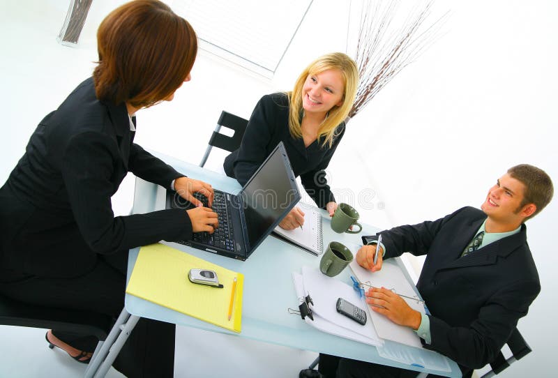 Business Team on Meeting stock image. Image of professional - 6528439