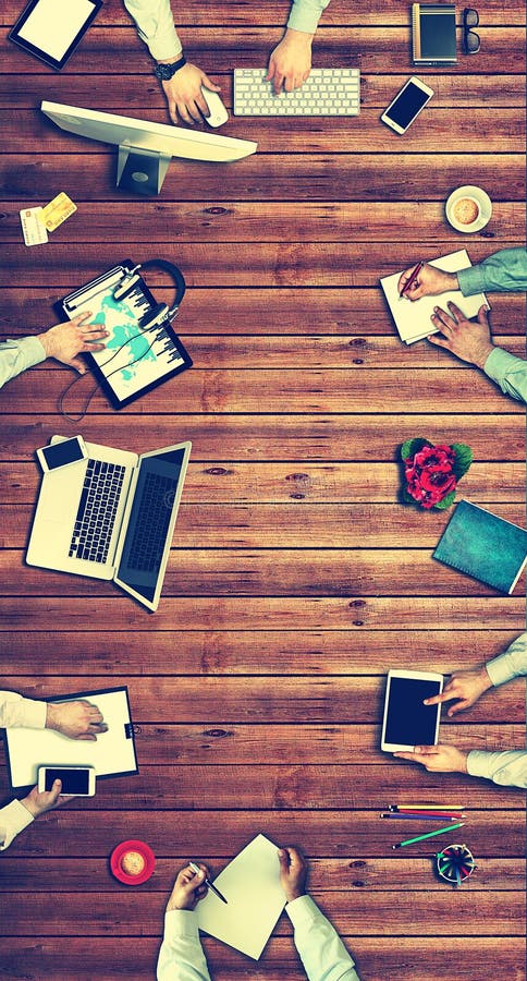 Business Team Meeting. Brainstorming, Planning Concept Stock Image ...