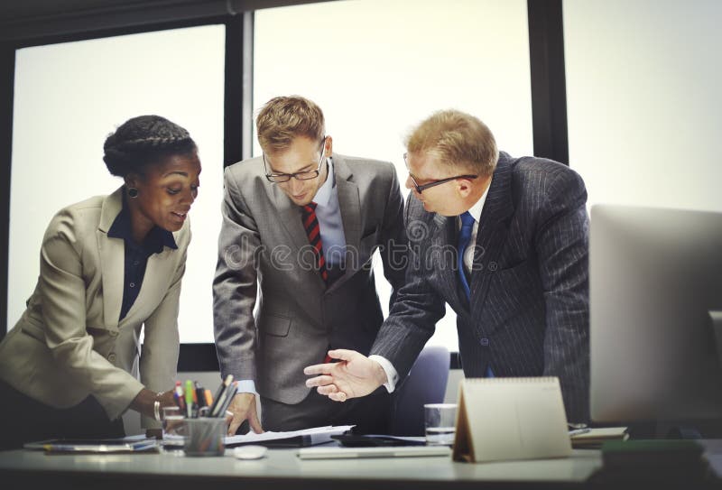 Business Team Meeting Discussion Connection Concept Stock Image - Image ...