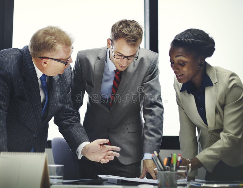 Business Team Meeting Discussion Connection Concept Stock Image - Image ...