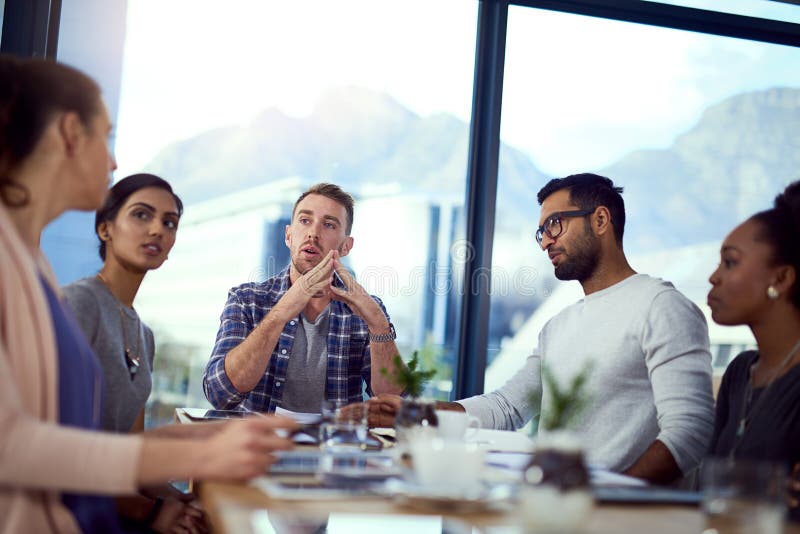 Business Team, Meeting and Leadership Conversation with Teamwork ...