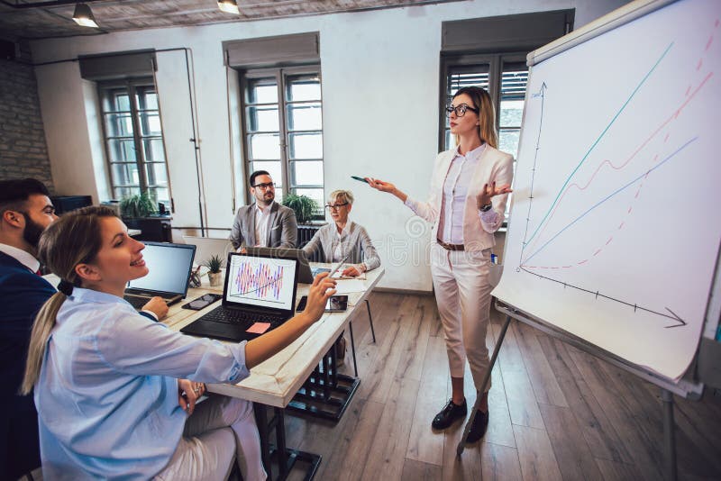 Business Team Meeting Working Presentation Stock Photo - Image of ...