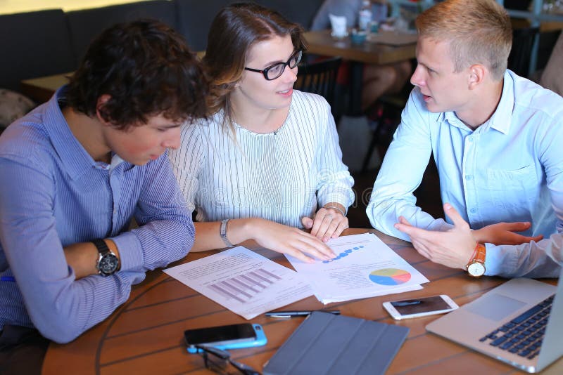 Business Team Negotiates Talk and Discuss Stock Image - Image of ... Business Team Negotiates Talk and Discuss Stock Image - Image of ...