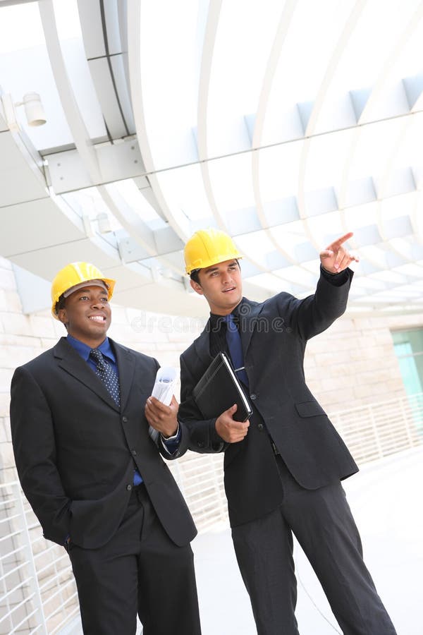 Business Team at Office Construction Site Stock Image - Image of ...