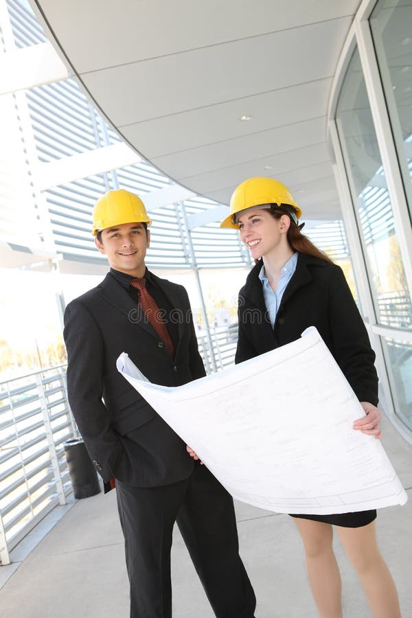 Business Team at Office Construction Site Stock Image - Image of ...
