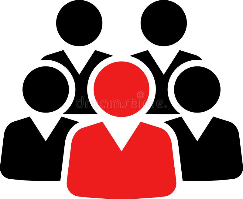 Business Team. People Group Icon Set Team Worker User. Employee People ...