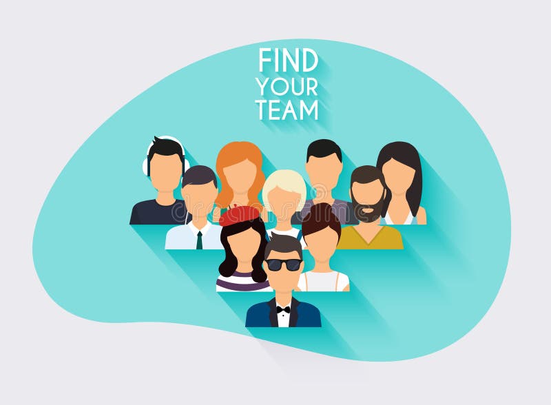 Business Team. Business People and Business Teamwork. Social Network ...