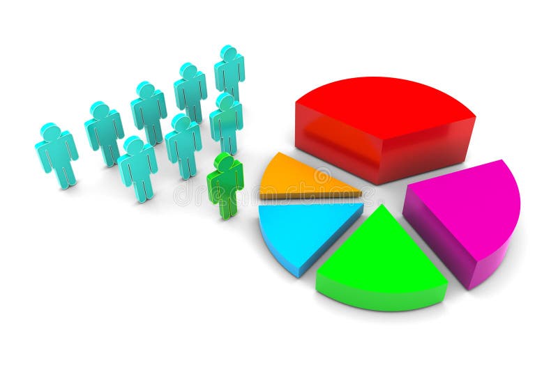 Business People Sales Team Graph Chart Stock Vector - Illustration of ...