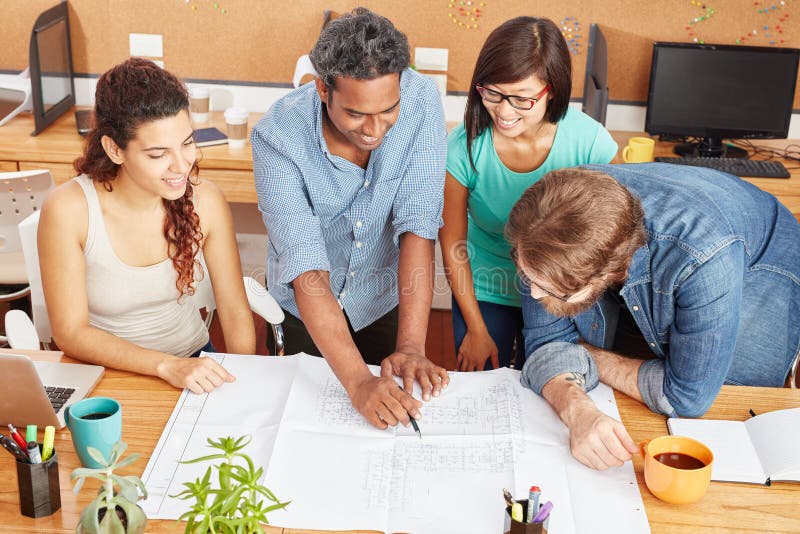 Business Team Planning New Project Stock Image - Image of learn, group ...