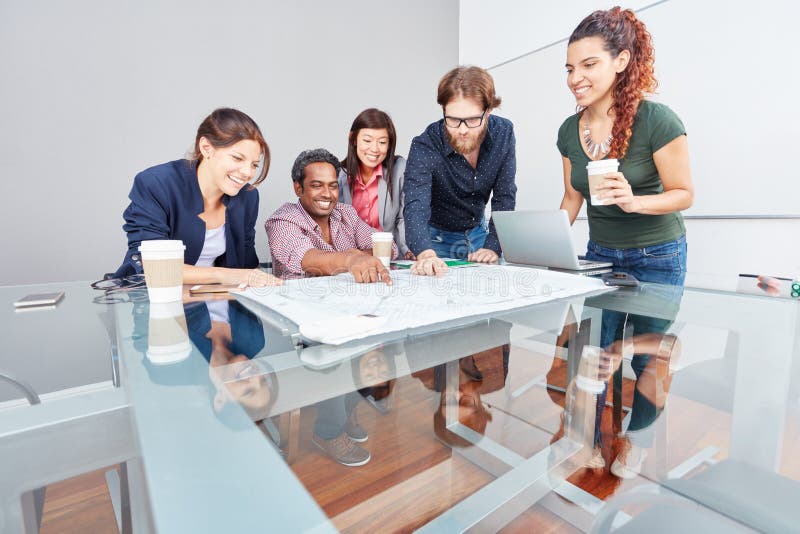 Business Team with Project Planning in the Office Stock Image - Image ...