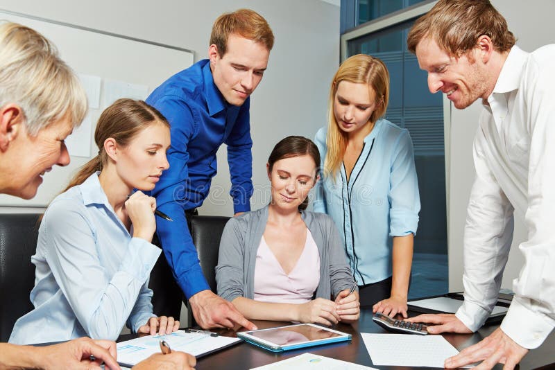 Business Team Planning with Tablet Pc Stock Photo - Image of analysis ...