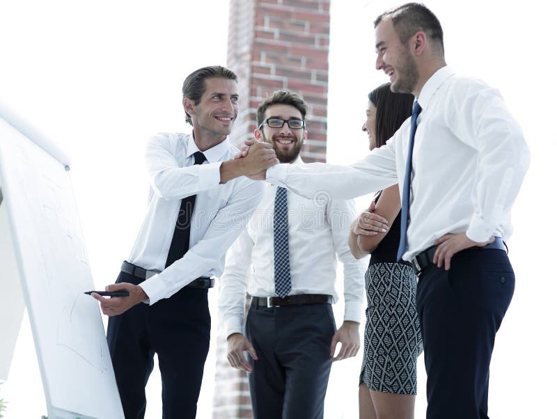 Business Team during the Preparation of the Preparation of a New ...