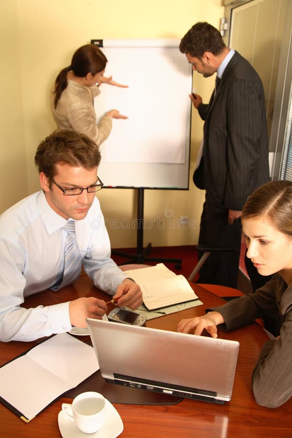 Business Team Preparing a Prop Stock Image - Image of client ...