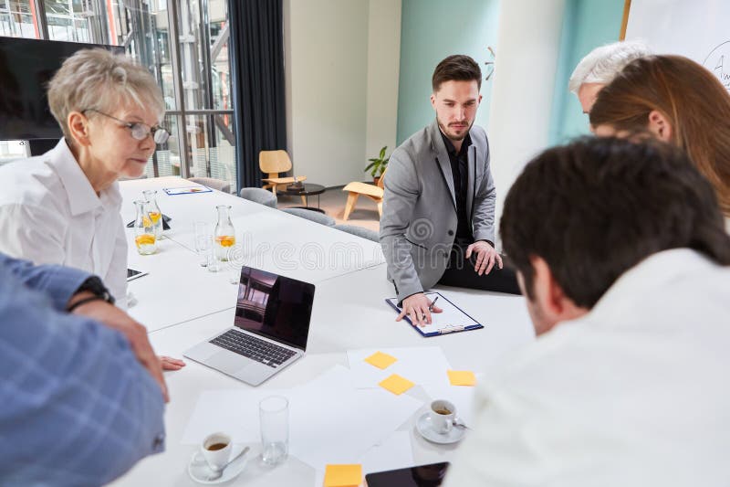 Business Team in Project and Strategy Planning Stock Image - Image of ...