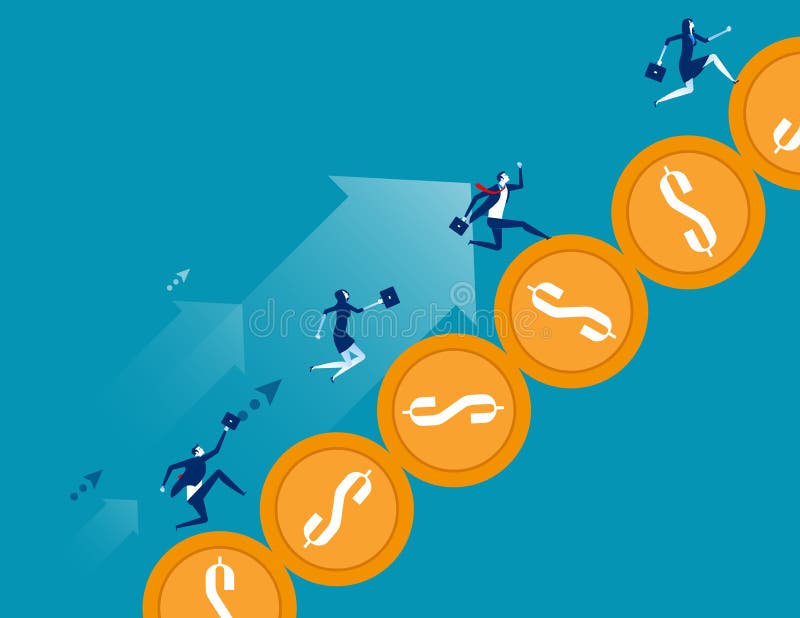 Coin Running Stock Illustrations – 1,454 Coin Running Stock ...