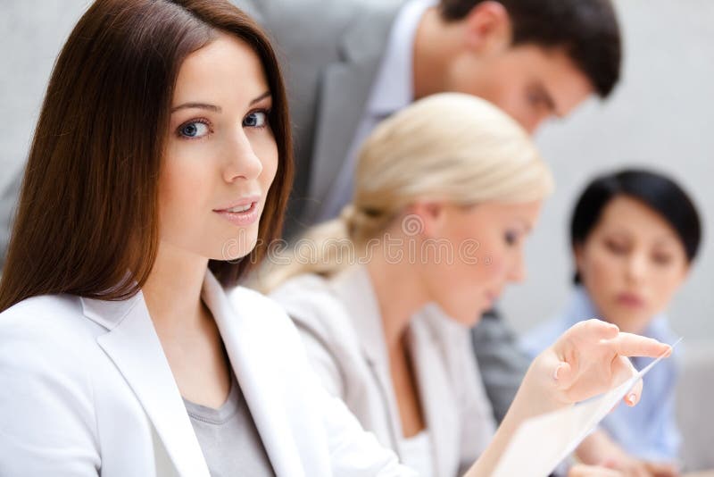 Business seminar stock image. Image of listen, meeting - 3923105