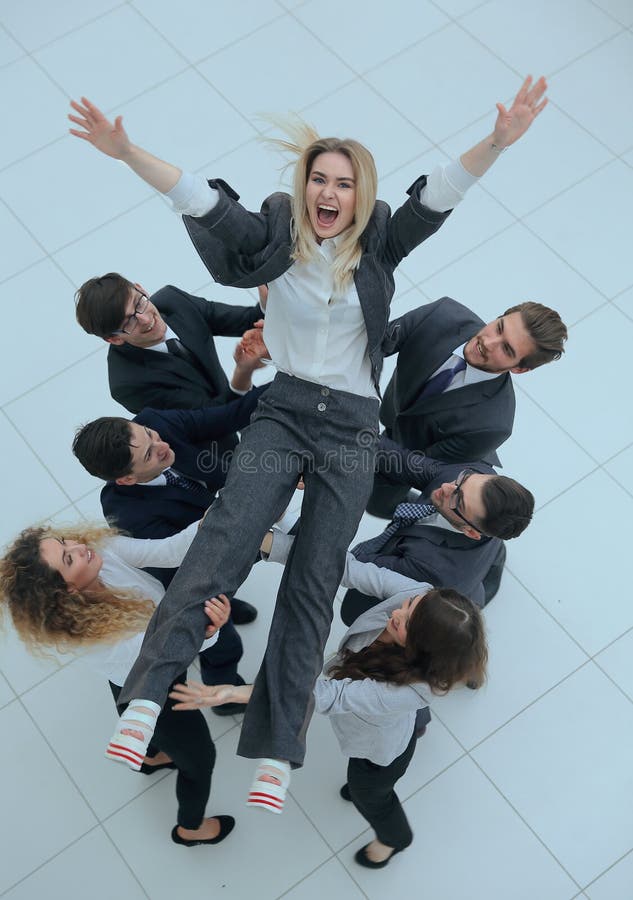 View from the Top.business Team Shakes Their Head Stock Image - Image ...